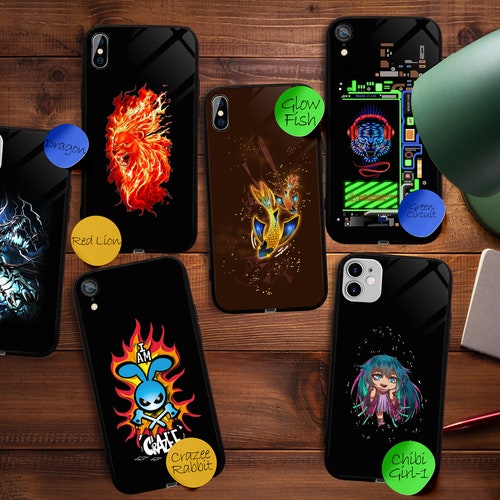 Neon Sand Liquid Case Glow in the Dark for Iphone 7 8 X - Etsy