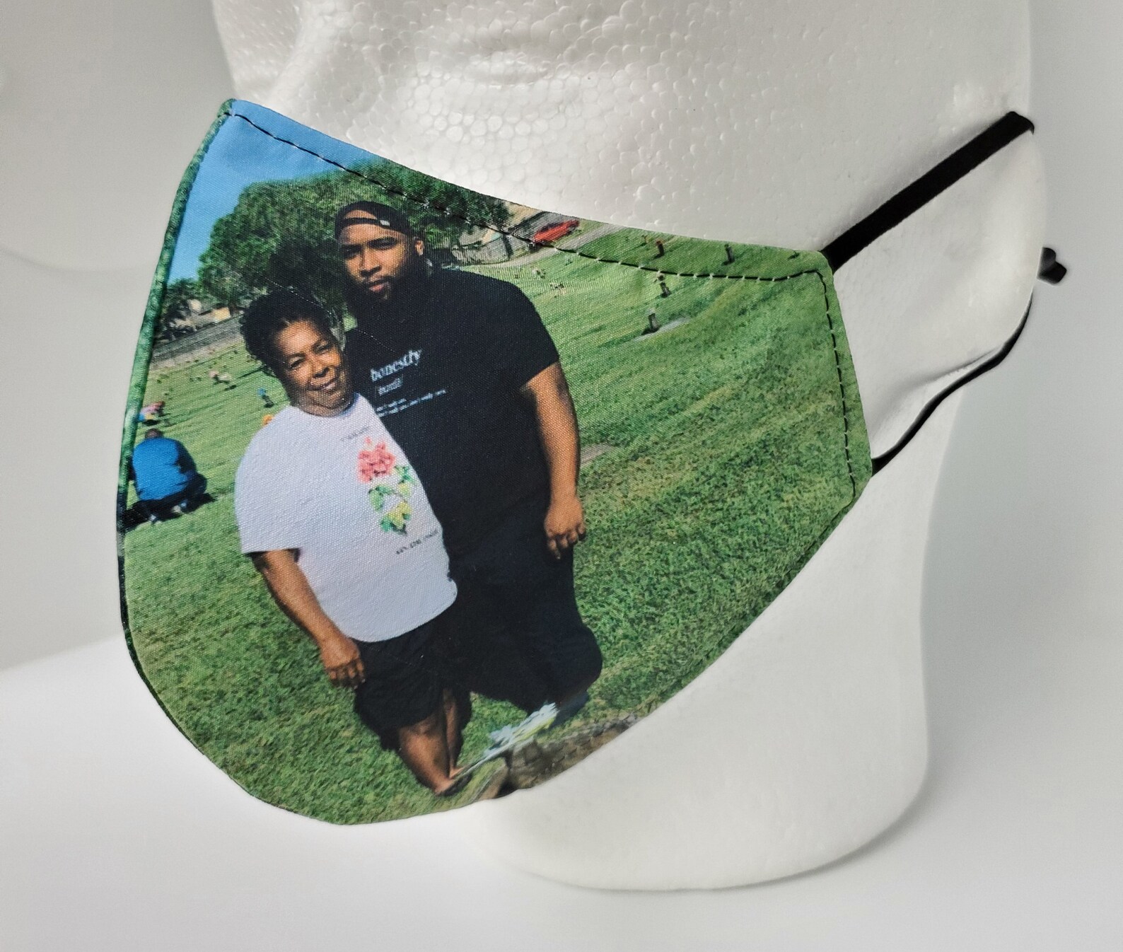 Double Sided Custom Face Mask Upload Your Photo Adjustable Mask With ...