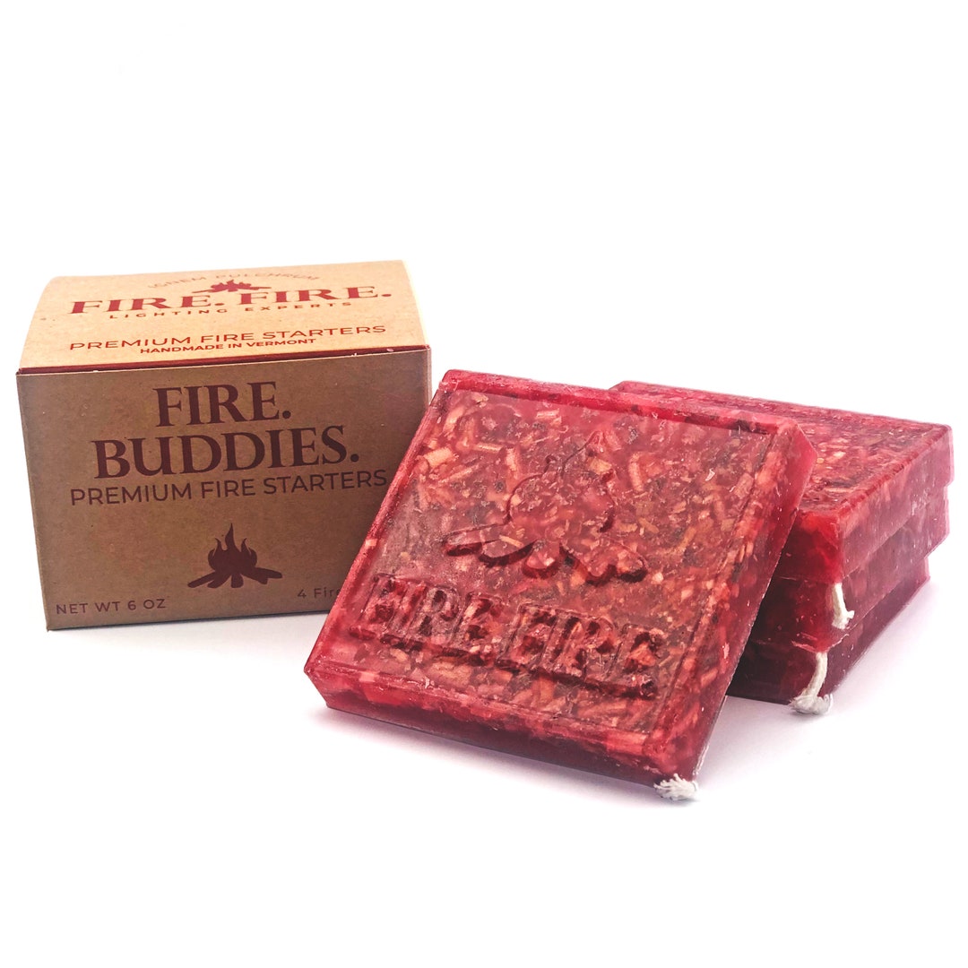 Fire Buddies: All Natural Waterproof Fire Starters - 4 Pack - Etsy