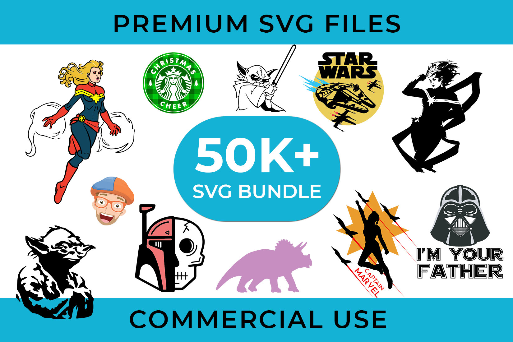 50,000 SVG Files Instant Download Commercial Use SVG Mega Bundle ...