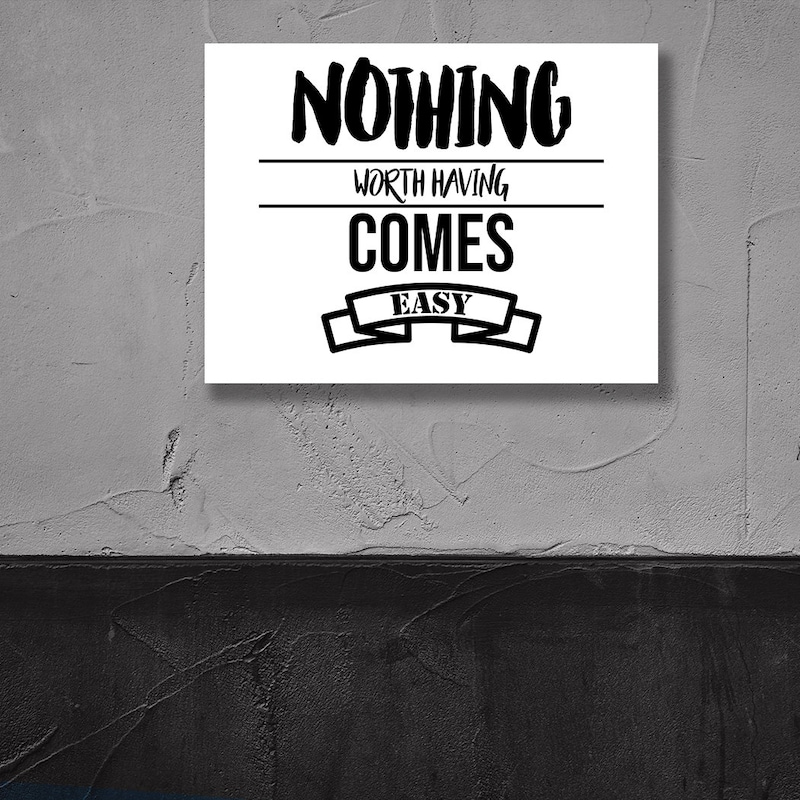 Nothing Worth Having - Etsy
