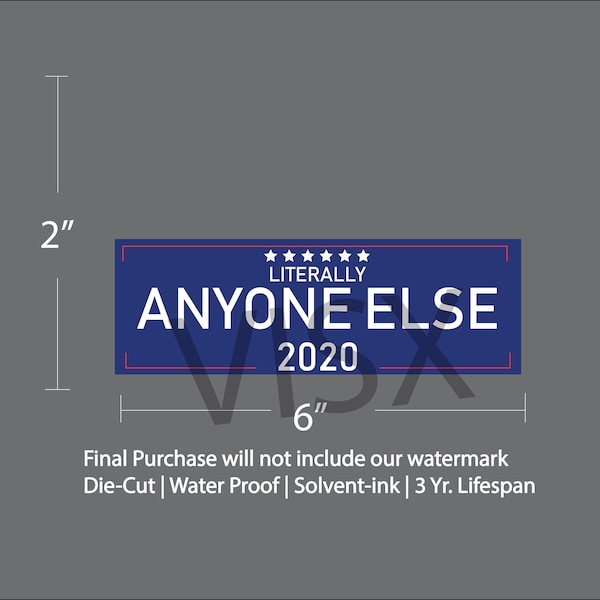 Literally Anyone Else 2024 Sticker - Etsy