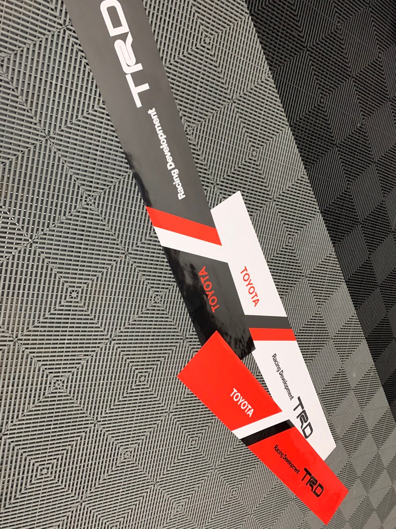 TRD Banner Windshield Sticker JDM Weatherproof Decal Toyota Sports Heat ...