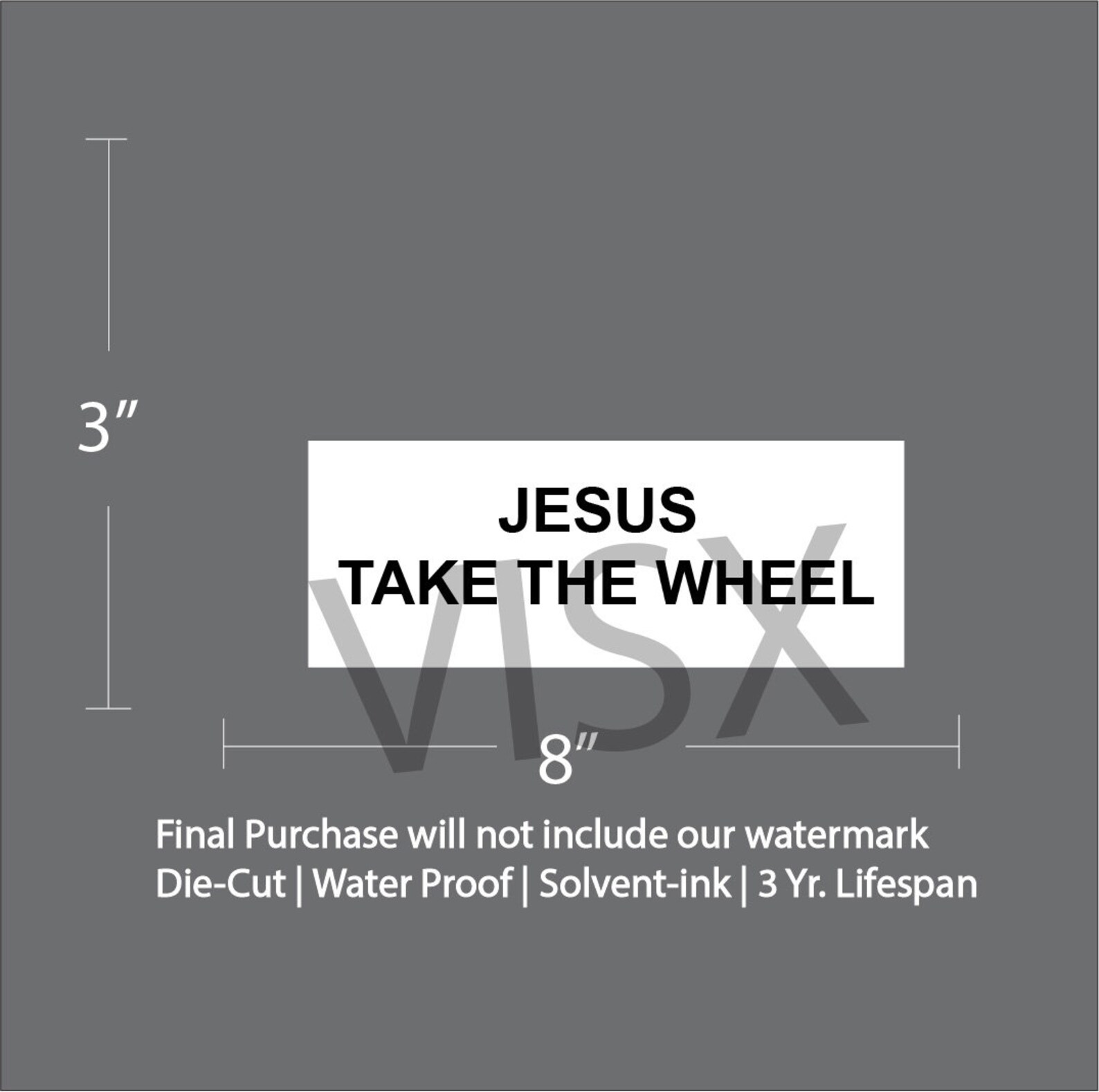 Jesus Take the Wheel Bumper Sticker Interior Exterior JDM - Etsy