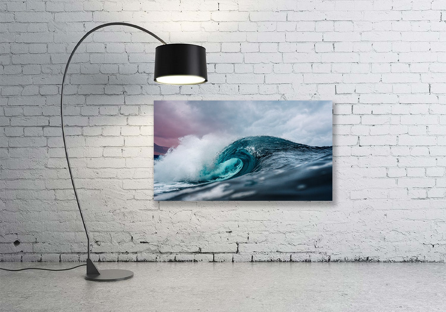 Ocean Wave Motivational Canvas or POSTER Print Quote Verb - Etsy