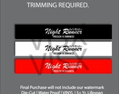 Night Runner Freedom in the Darkness Windshield Banner Sticker - Etsy
