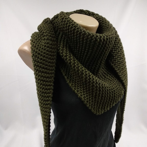Khaki Scarf - Etsy