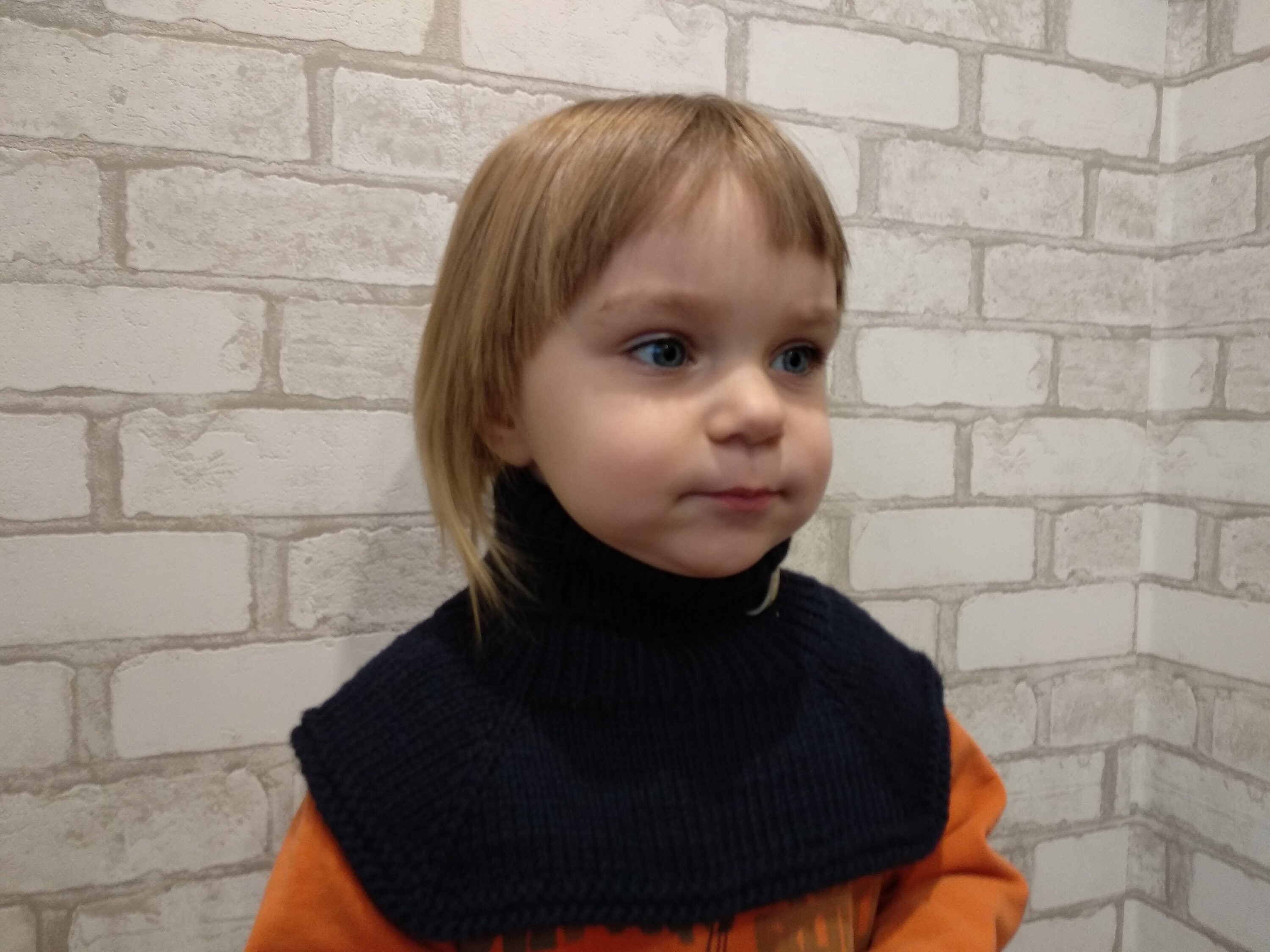 Hand Knitted Baby Neck Warmer Turtleneck Toddler Boy Scarf - Etsy