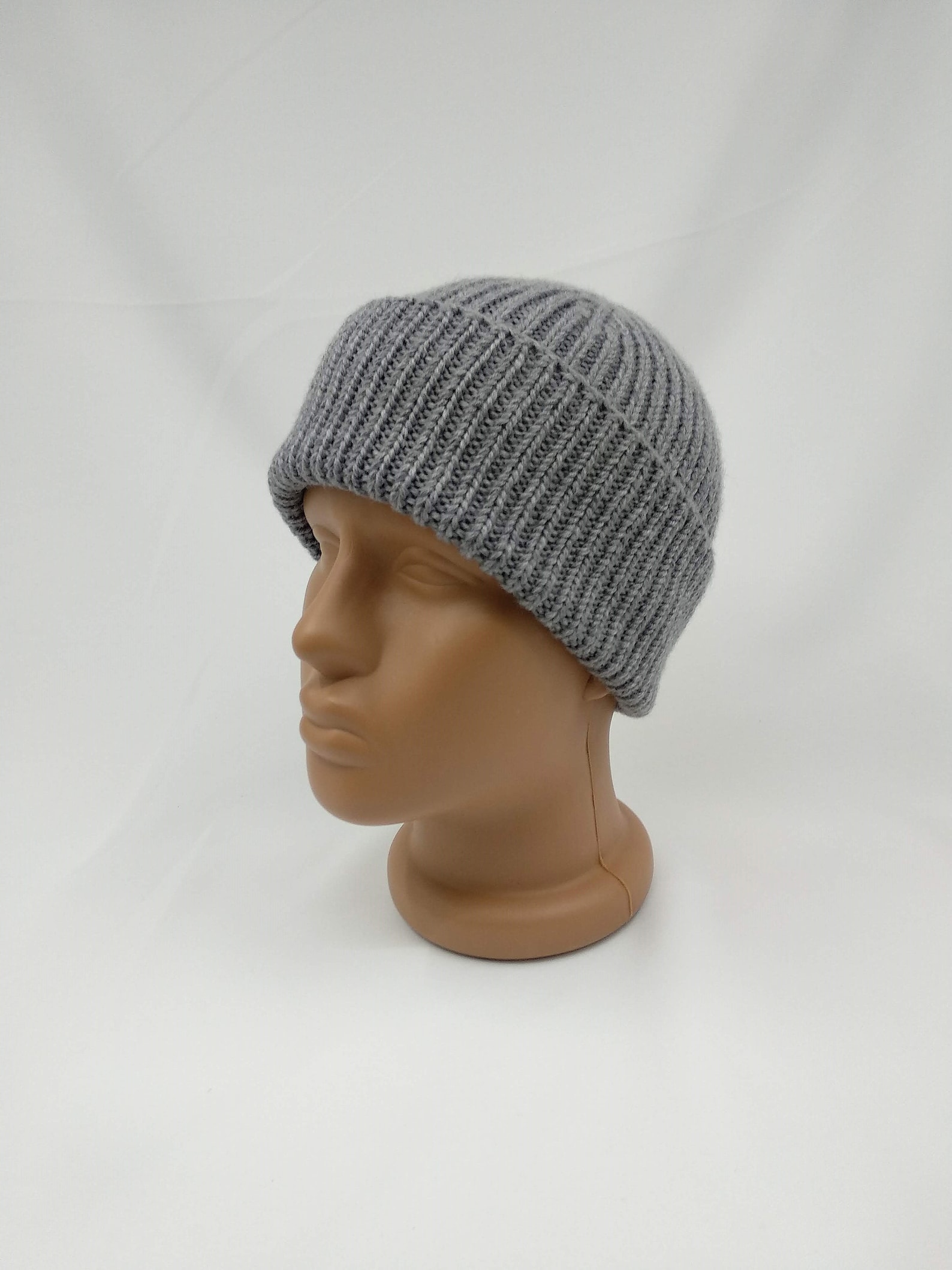 Warm Winter Mens Hat, Boys Watch Cap, Knit Merino Wool Hat, Mens ...
