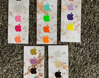 Apple Iphone Decal Stickers | Etsy