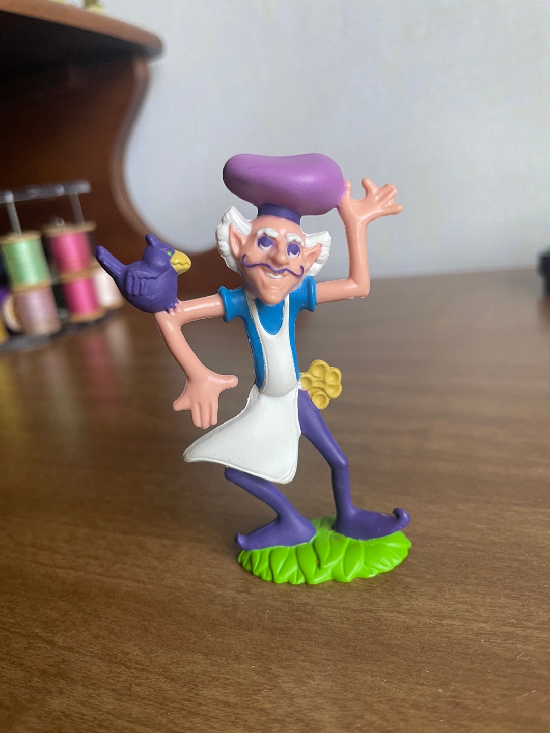 Purple Pieman With Berry Bird 1983 PVC Miniature Toy strawberryland ...