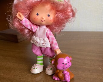 Raspberry Tart With Rhubarb Pet Strawberry Shortcake Friend - Etsy