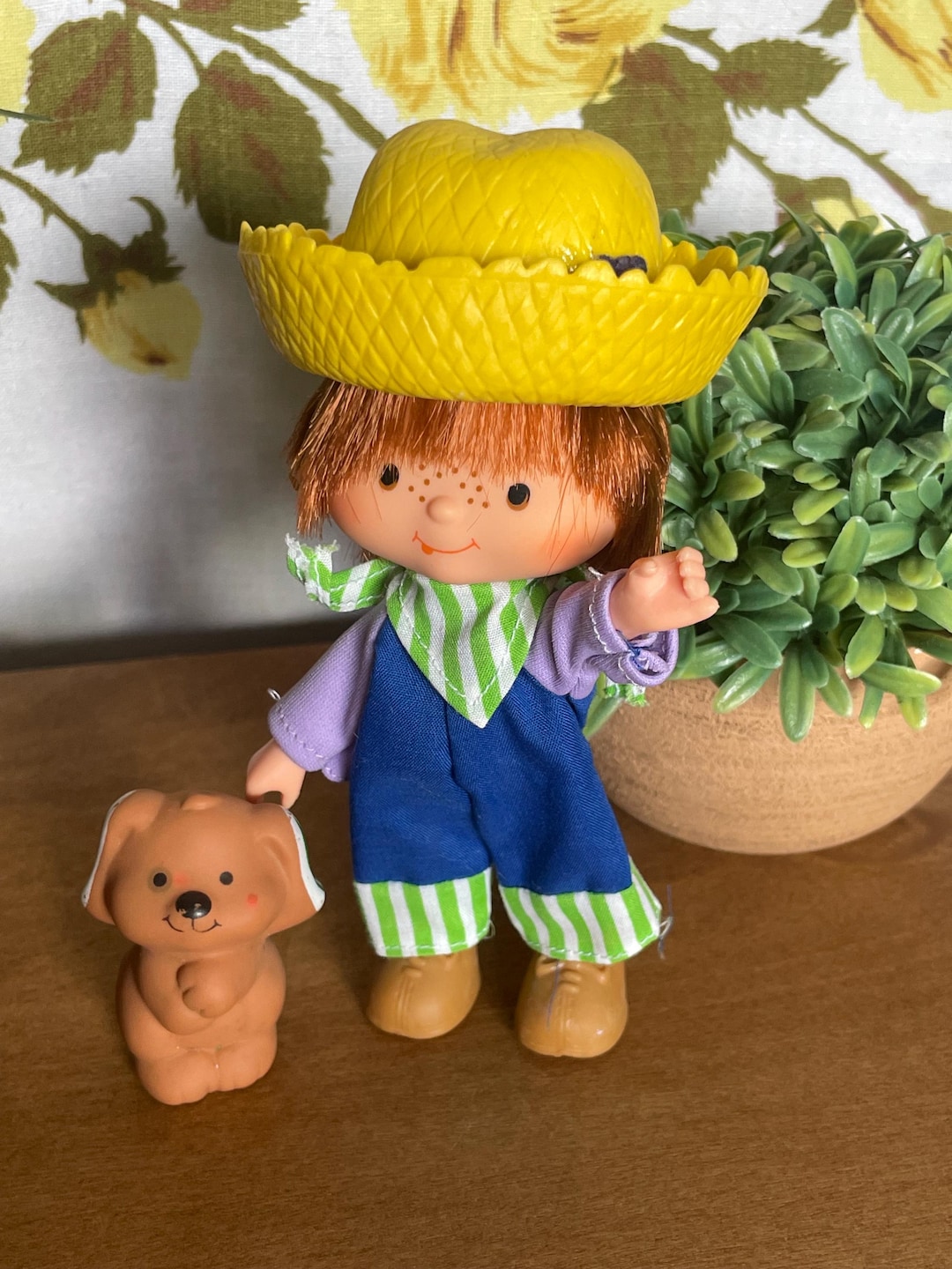 Huckleberry Pie Doll With Pupcake Pet- Vintage Strawberry Shortcake ...