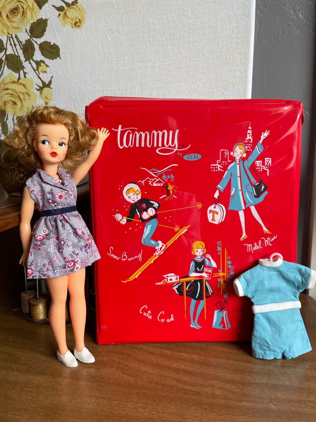 Tammy Doll With Carrier Case, Original Outfit Extras Ideal Tammy Family Gift Set / Lot - Etsy