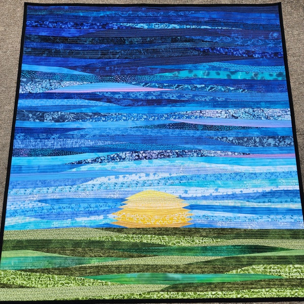 Landscape Quilt - Etsy
