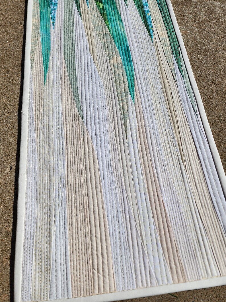 Quilted Wall Hanging, Table Runner, Handmade Runner, Quilted Art ...