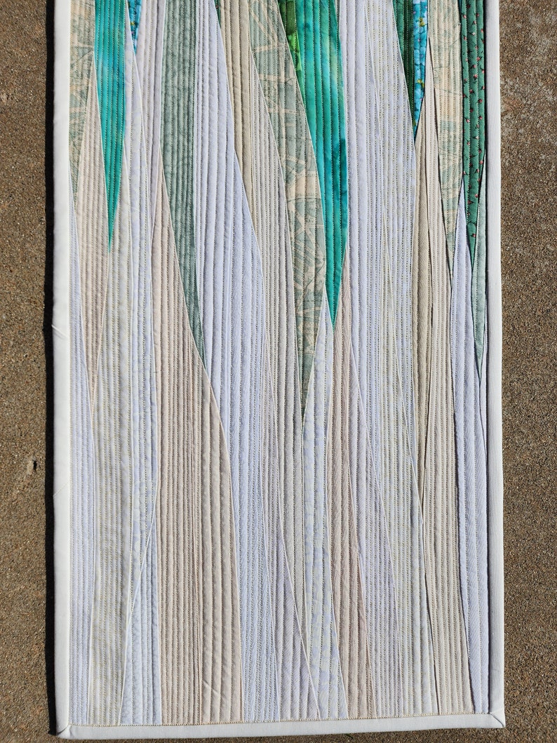 Quilted Wall Hanging, Table Runner, Handmade Runner, Quilted Art ...