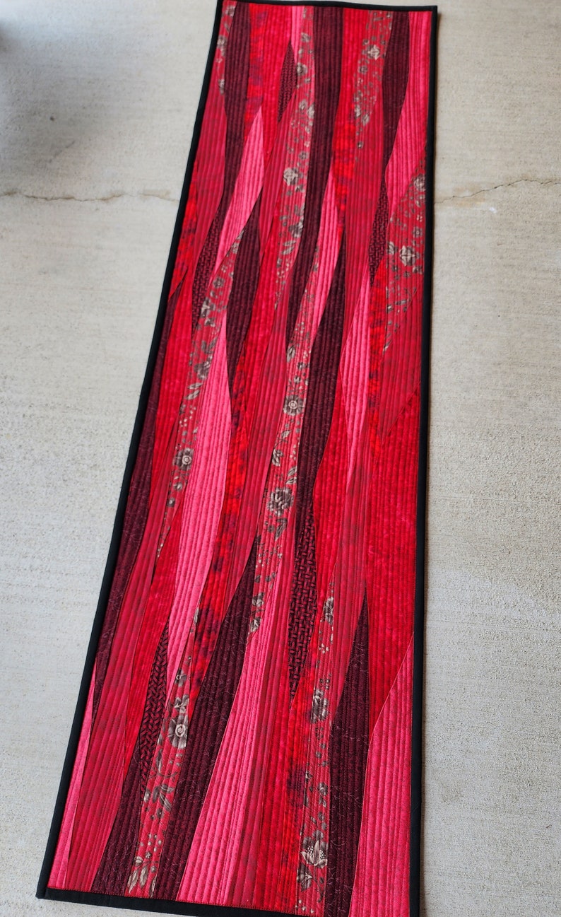 Wall Quilt, Art Quilt, Quilted Table Runner, Table Runner, Wall Hanging ...