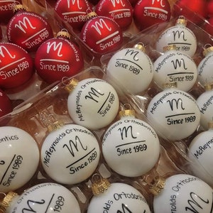 Employer/business Customized Christmas Bulbs - Name, Character, Special ...