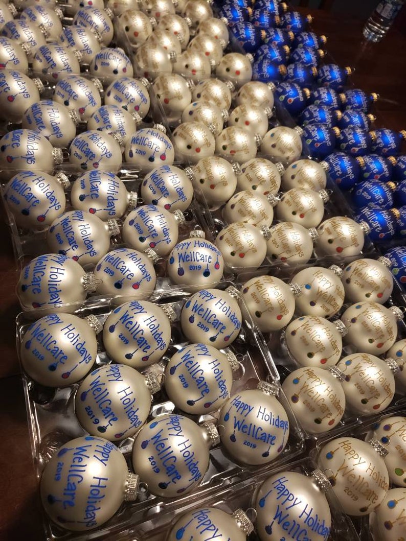 Employer/business Customized Christmas Bulbs - Name, Character, Special ...