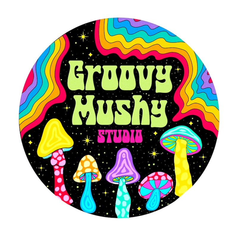 Psychedelic Logo - Etsy