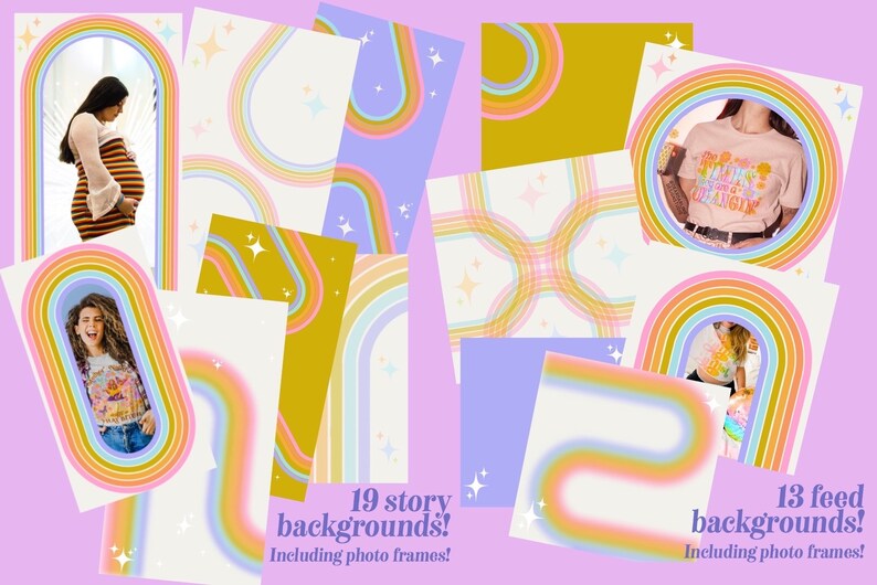 Vintage Rainbow Logo Design - Customize With Your Brand Name | 70s Logo ...