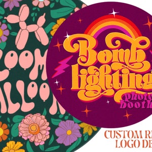 CUSTOM Retro Logo Design - Spacey Logo Design | Trippy Logo Design ...