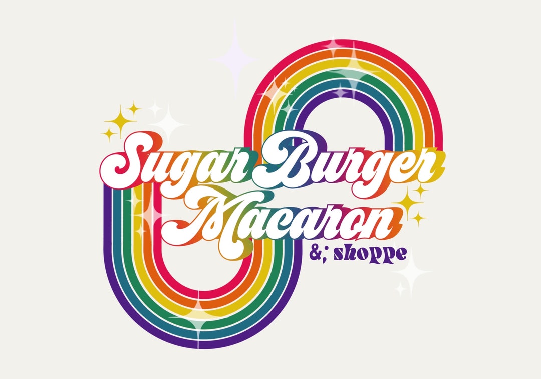 Retro Rainbow Logo Design - Customize With Your Brand Name | 70s Logo ...