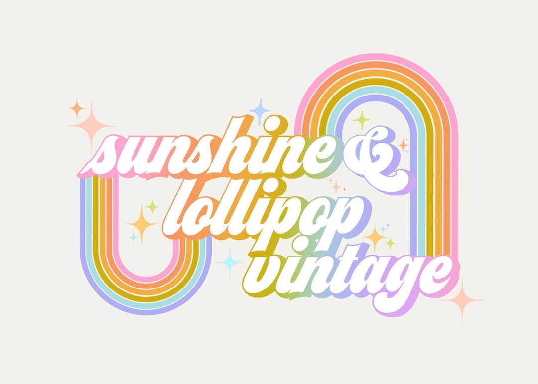 Retro Rainbow Logo Design - Customize With Your Brand Name | 70s Logo ...
