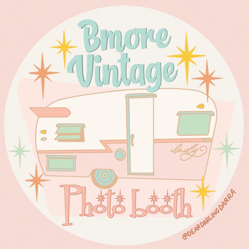 CUSTOM Retro Logo Design Based off of the Decade of Your - Etsy