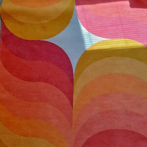 70s Boho Star and Wave Area Rug | 70s Rugs | 70s Rainbow Rug | 70s Boho ...