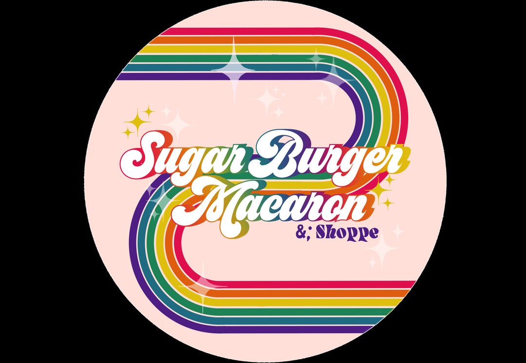 Retro Rainbow Logo Design - Customize With Your Brand Name | 70s Logo ...