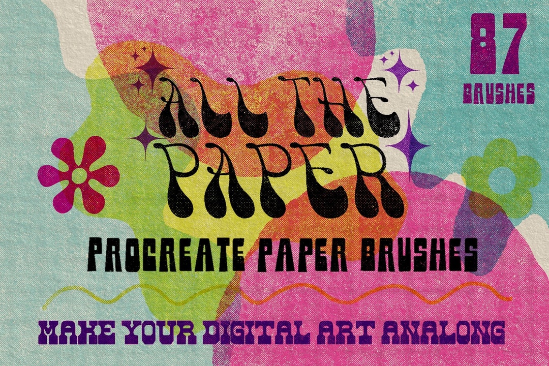 All the Paper Procreate Brushes - Paper Procreate Brushes - Texture ...