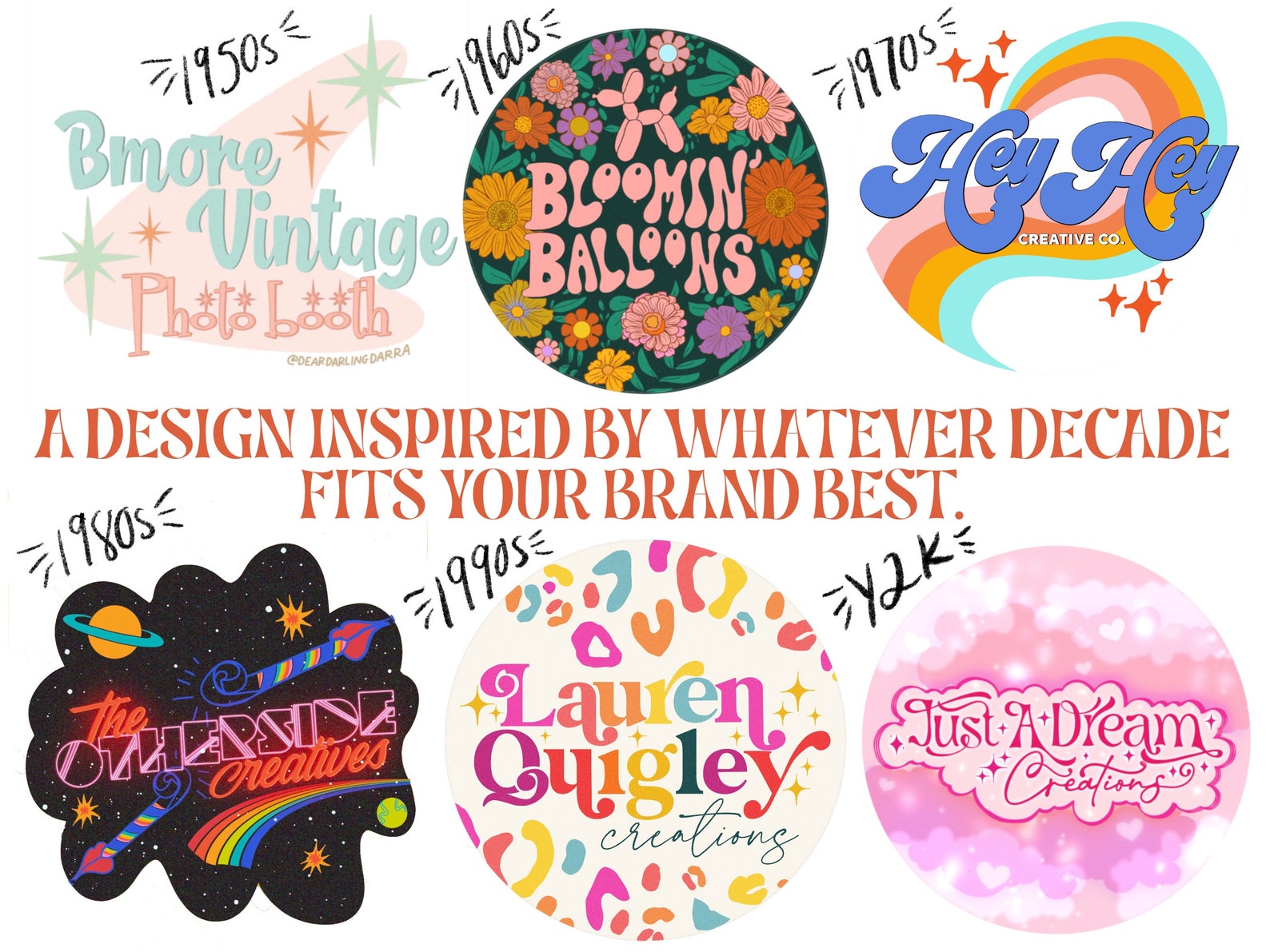 CUSTOM Retro Logo Design - Spacey Logo Design | Trippy Logo Design ...