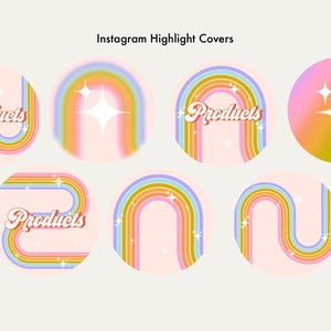 Warm Retro Rainbow Logo Design | 70s Logo | Retro Rainbow 70s Logo ...