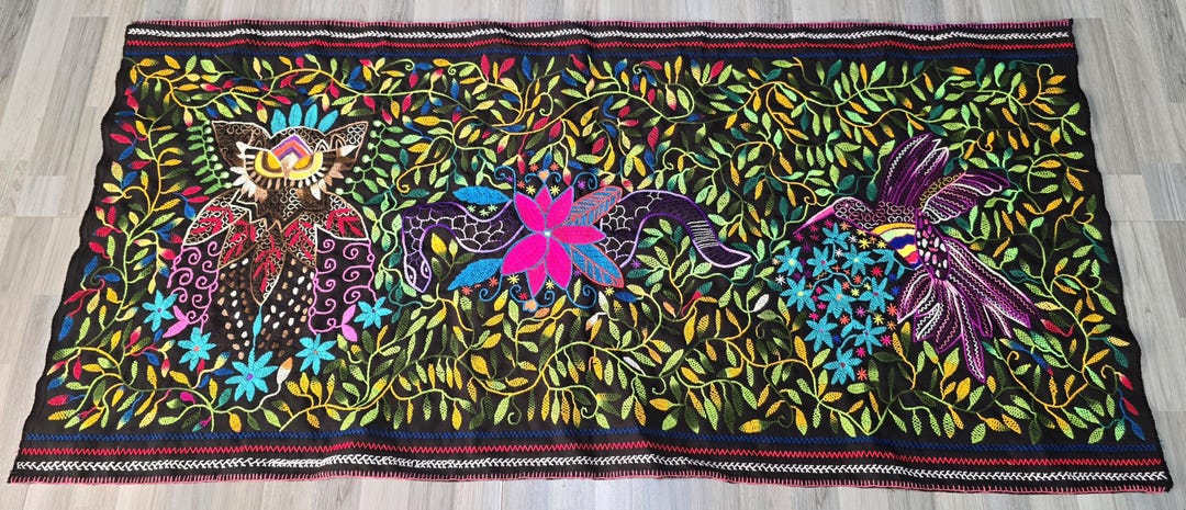 Cm-icaro Colibri Medicinal Shipibo Embroidery Ayahuasca Visionary Art ...