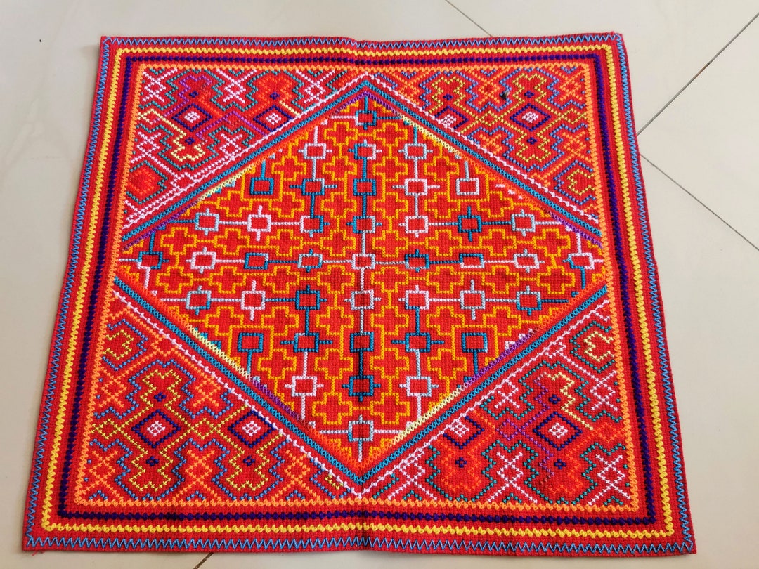 49x44cm-shipibo Embroidery Ayahuasca Art Shipibo Tapestry Shamanic ...