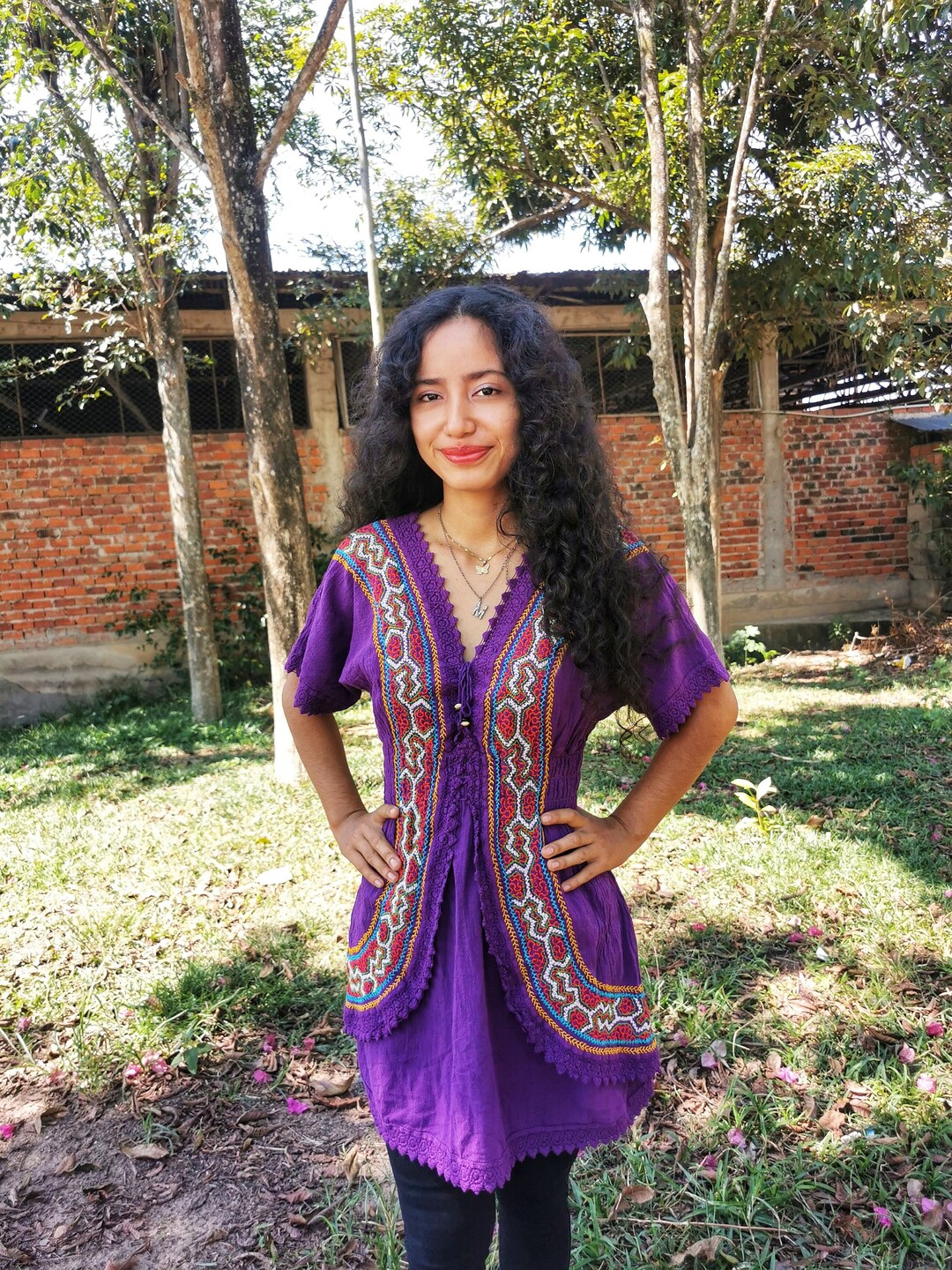 Shipibo Clothing Shamanic Art Ayahuasca Art Ceremony Icaro Embroidered ...