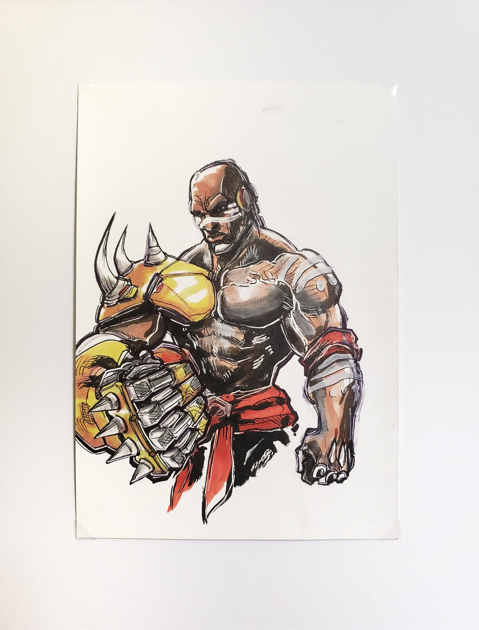 DoomFist Original Illustration | Etsy