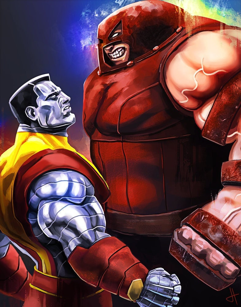 A Colossal Staredown.. Colossus Vs Juggernaut - Etsy