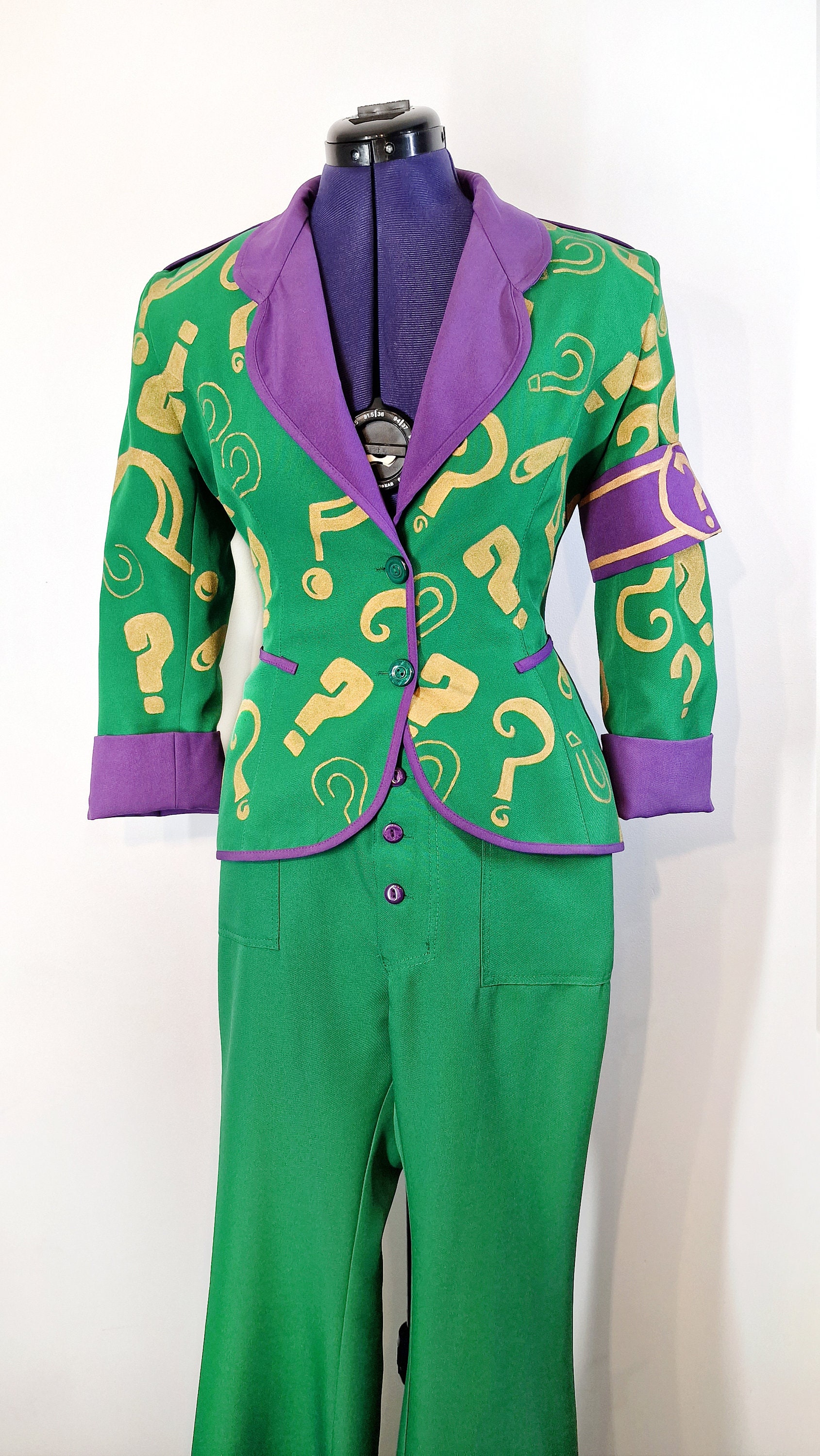 The Riddler batman Cosplay Costume - Etsy