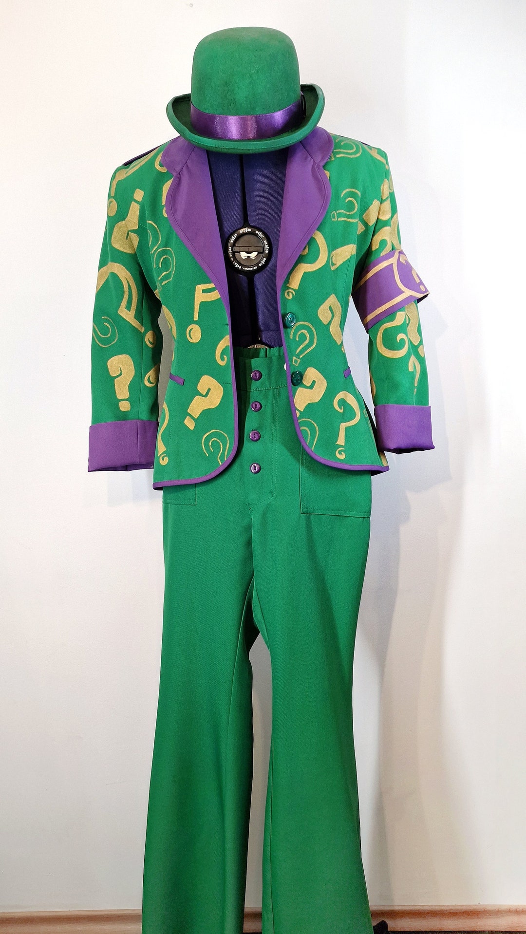 The Riddler batman Cosplay Costume - Etsy