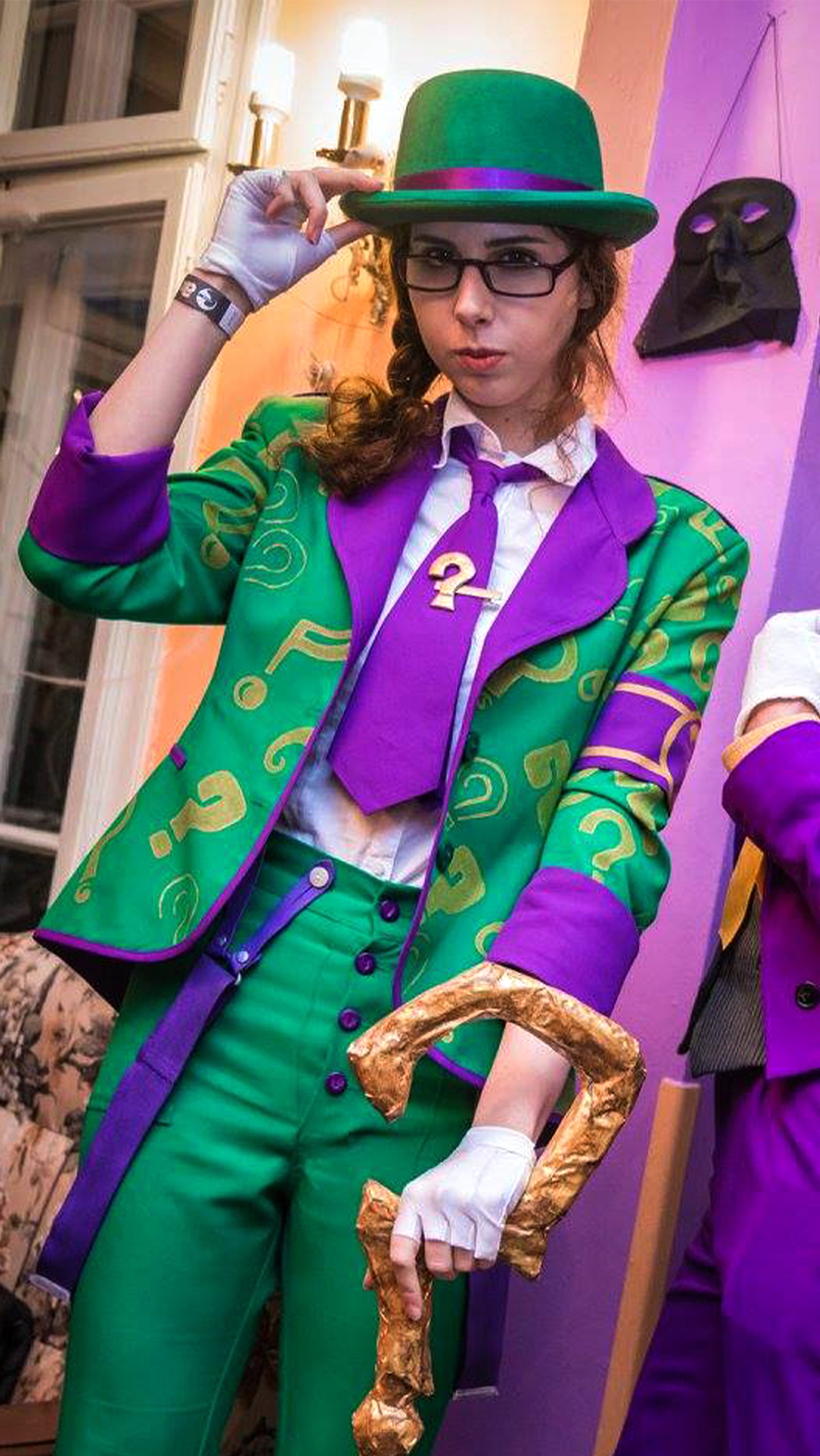 The Riddler batman Cosplay Costume - Etsy