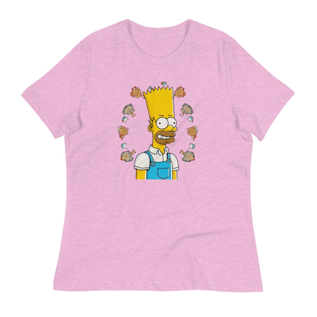 Eat Pant Bart Meme Retro Design Style Womens Relaxed T Shirt Etsy