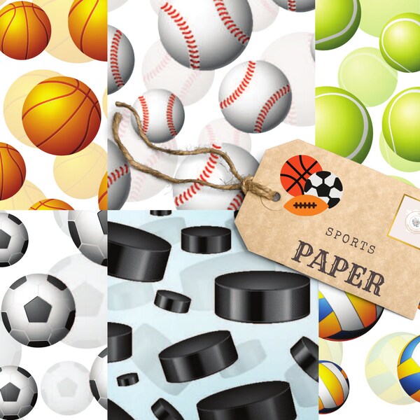 Tennis Digital Paper - Etsy