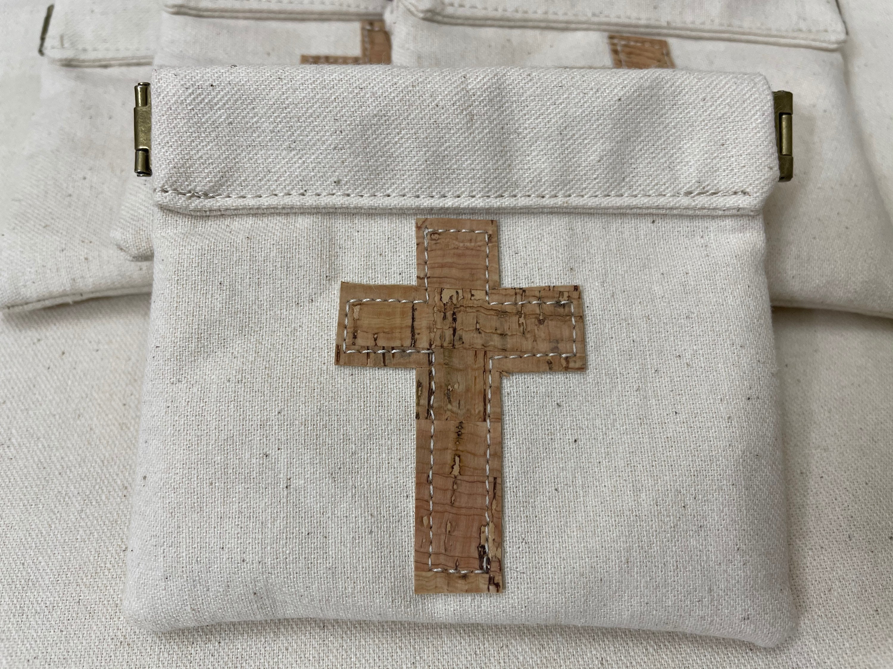 Rosary Snap Pouch With Cross, Rosary Pouch for Man, Minimalist Catholic ...