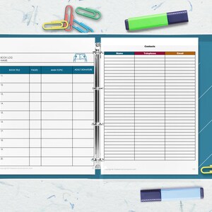 2 Student Planner Instant Download 192 Pages Printable for 2024 - 2025 ...