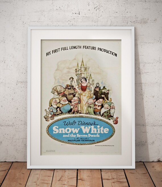 Snow White And The Seven Dwarfs 1937 Poster