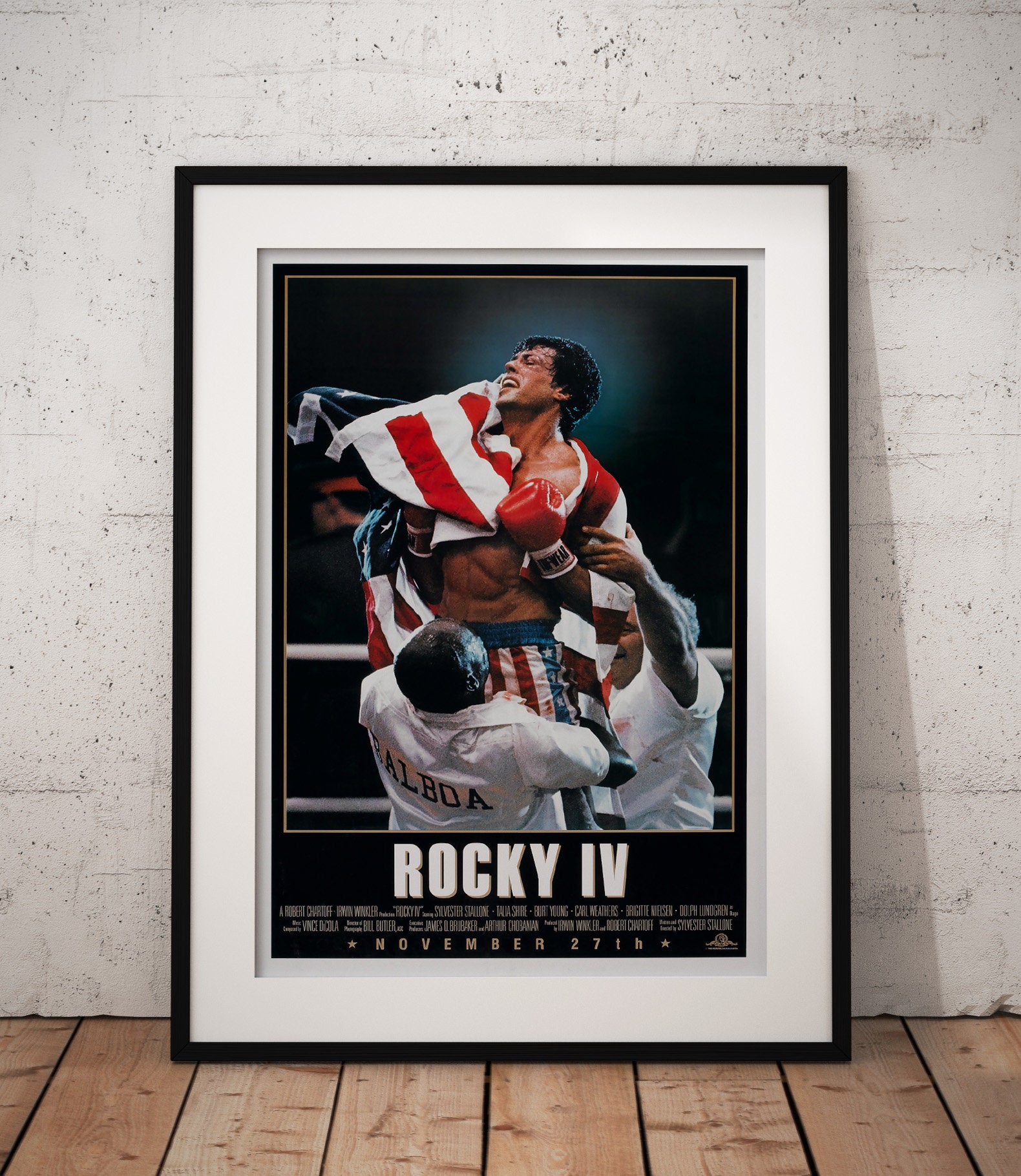 Framed Rocky Poster
