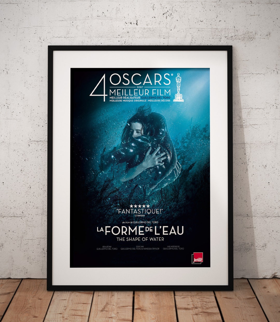 The Shape of Water Movie Film Poster A4/A3 Framed Options Available - Etsy